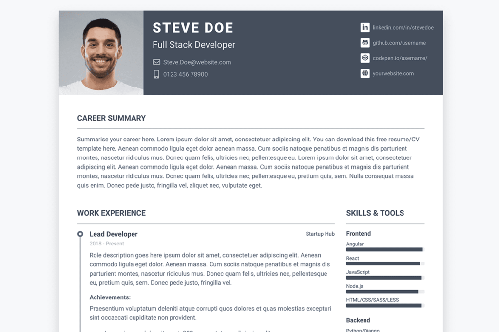 10+ Best Free Bootstrap Templates and Themes For Developers [2025]
