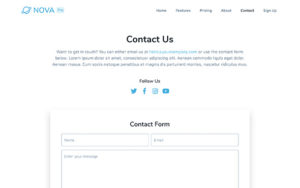 Nova Pro - Bootstrap 5 Website Template for Mobile App Startups