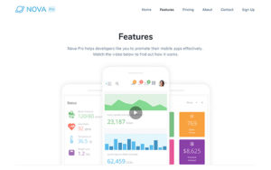 Nova Pro - Bootstrap 5 Website Template for Mobile App Startups