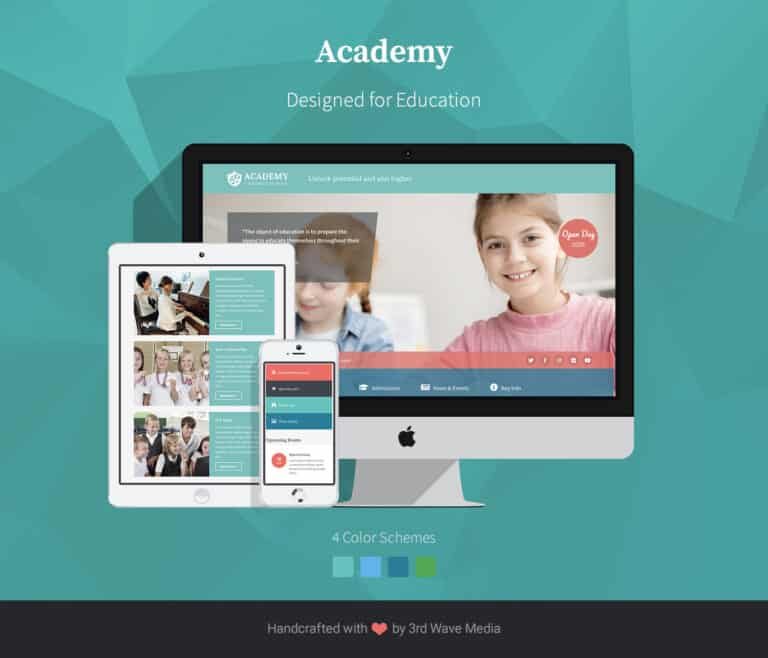 Academy - Bootstrap 5 Education Template for Schools and Colleges