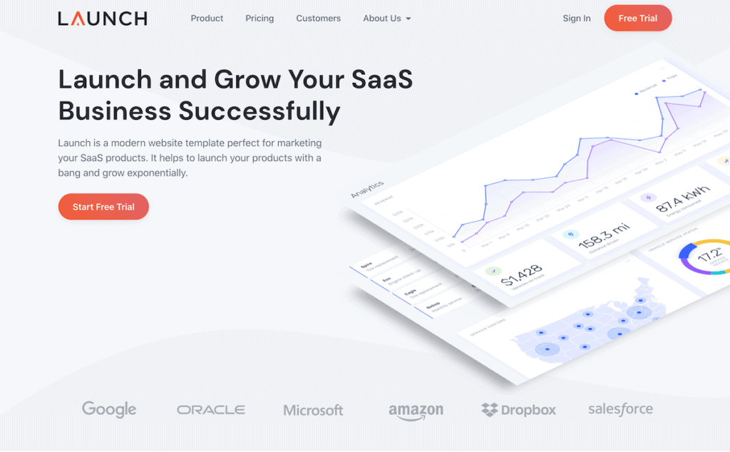 10+ Best Bootstrap Templates & Themes for Tech Startups & Products ...