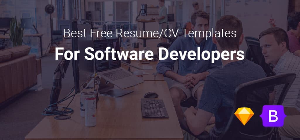 Top 5 Free Bootstrap Resume/CV Templates For Software Developers
