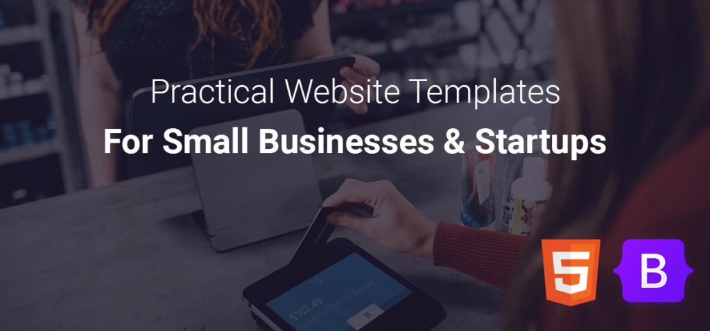 5 Practical Website Templates for Small Businesses and Startups (HTML5)