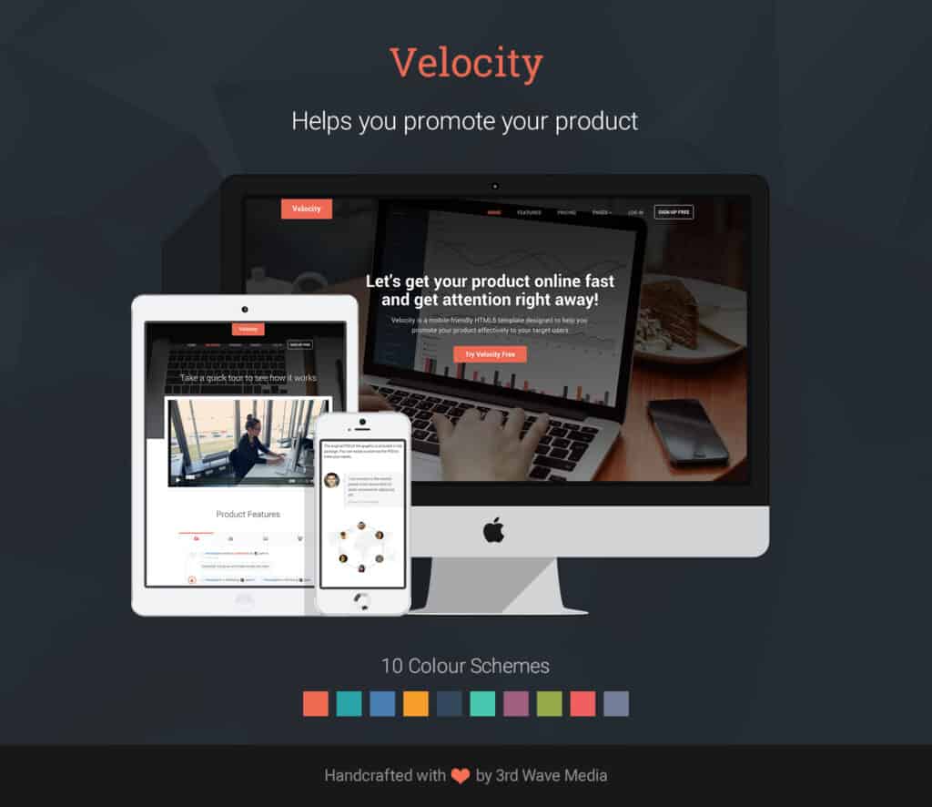 Velocity - Bootstrap 5 Theme For Promoting Startup Products