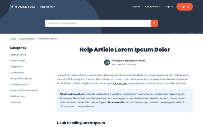Momentum - Bootstrap 5 Website Template For Tech Businesses & Products ...
